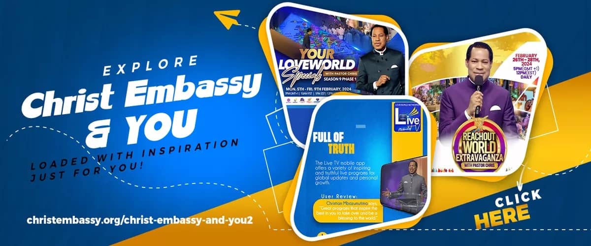 Christ Embassy | Giving your life a meaning