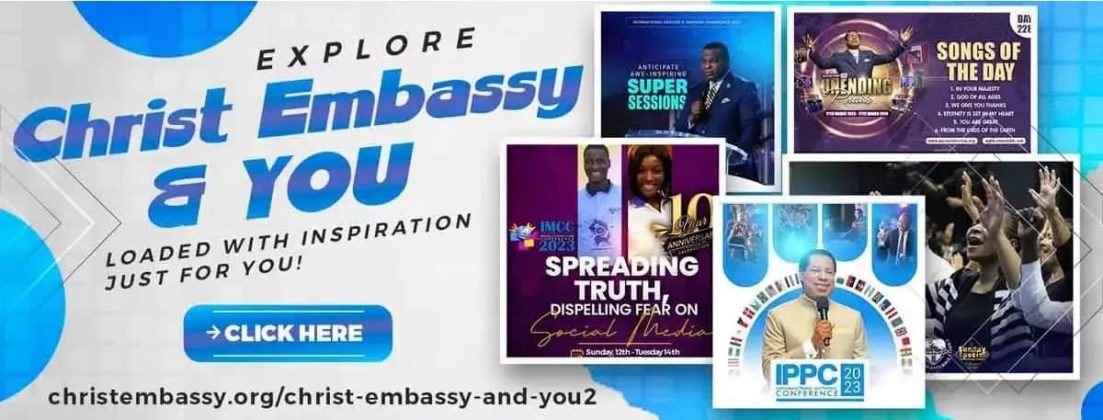 Christ Embassy | Giving your life a meaning