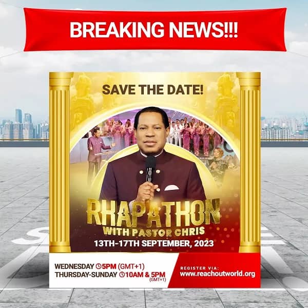 Rhapathon With Pastor Chris | Christ Embassy